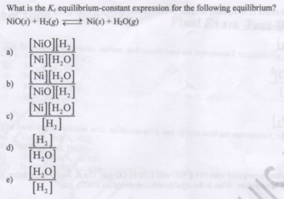 Solved What is the K_c equilibrium-constant expression for | Chegg.com