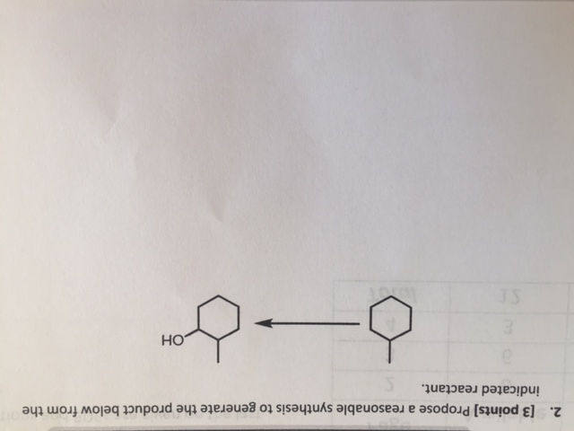 Solved Propose a reasonable synthesis to generate the | Chegg.com
