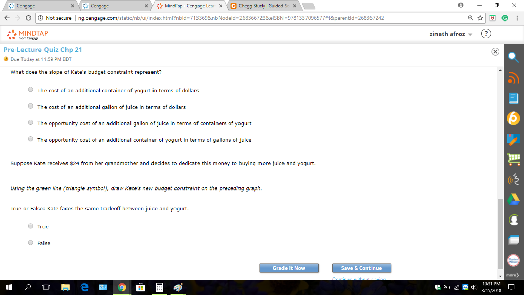 Solved Due Today at 11:59 PM EDT 1. An individual's budget | Chegg.com