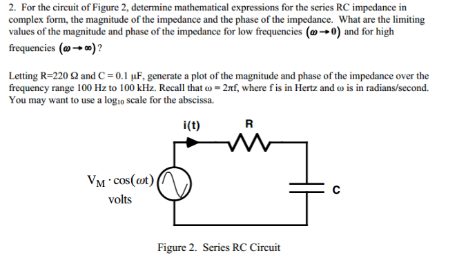 Solved For The Circuit Of Figure 2 Determine Mathematical