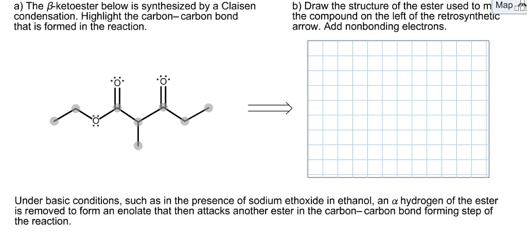 Solved a) The B-ketoester below is synthesized by a Claisen | Chegg.com