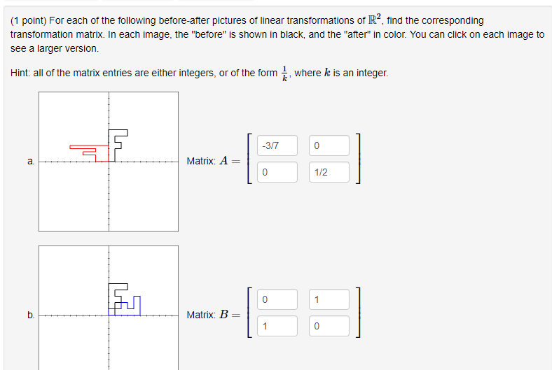 Solved (1 point) For each of the following before-after | Chegg.com