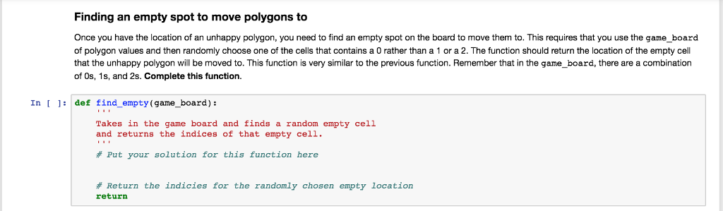 Agent Based Modelling in python. All instructions are | Chegg.com