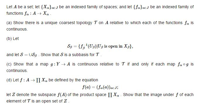 Solved Let A be a set: let {X_alpha} alpha element j be an | Chegg.com