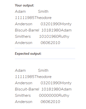 Solved Python Challenge: Fixed Length Records You | Chegg.com