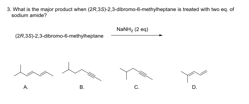 Solved What is the major product when (2R,3S)-2,3 | Chegg.com