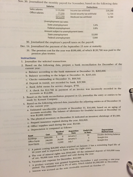Solved Comprehensive problem 3 Accounting by warren | Chegg.com