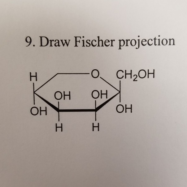 Solved 9. Draw Fischer projection OH OH OH OH | Chegg.com