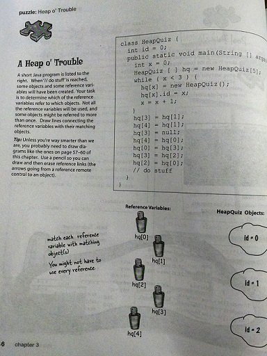 Solved Hi, This is from page 66 of Head First Java. Can | Chegg.com