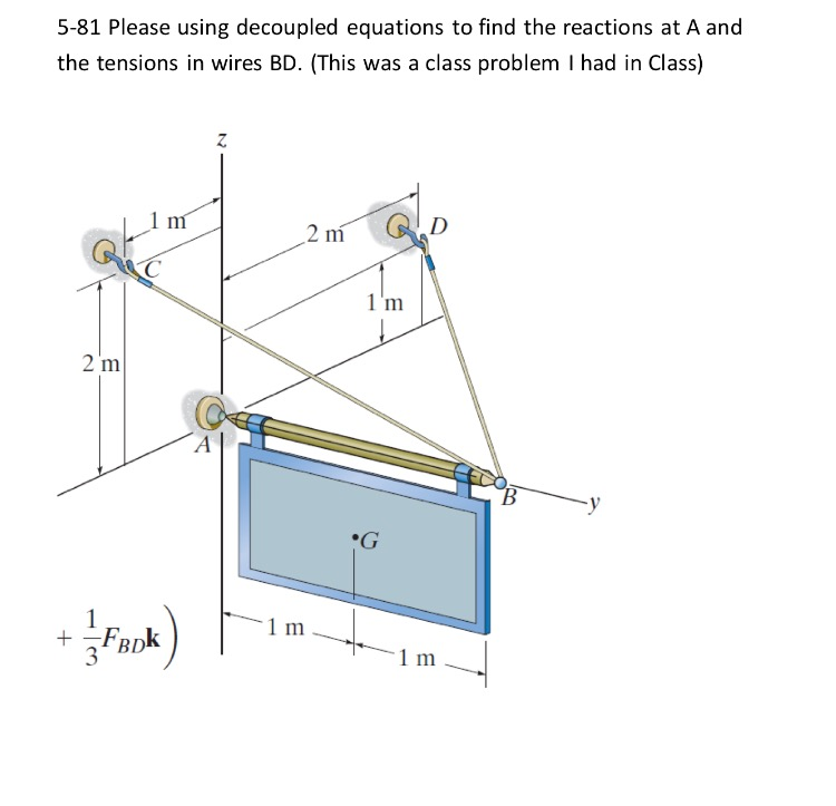 Solved Please using decoupled equations to find the | Chegg.com