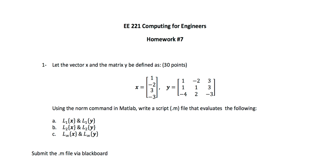 Solved Let the vector x and the matrix y be defined as: x = | Chegg.com