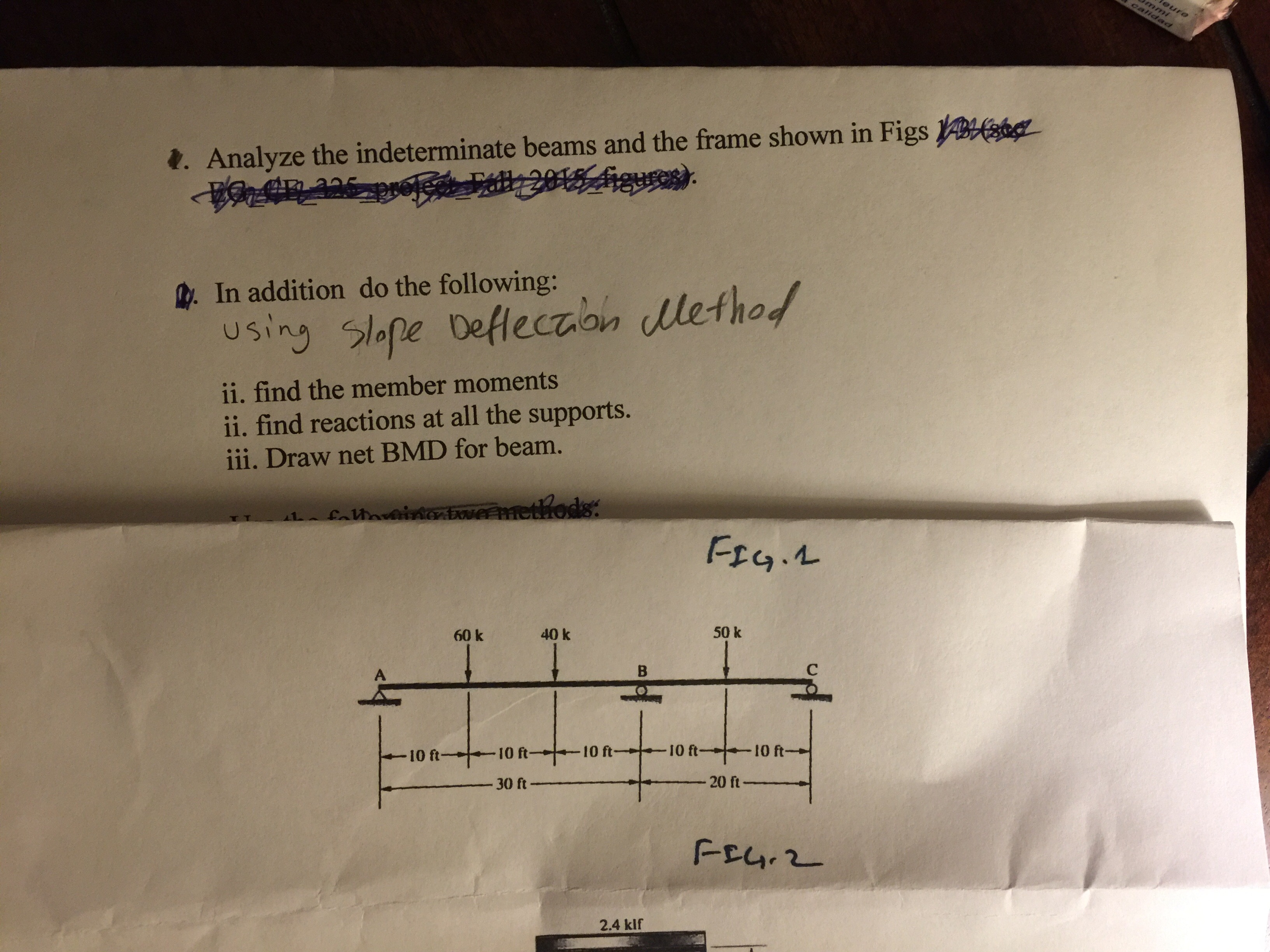 Solved Analyze the indeterminate beams and the frame shown | Chegg.com