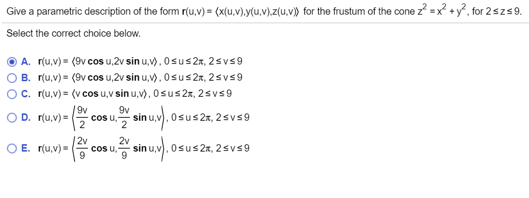 Solved Calculus 3 Topic - Surface integrals and parametric | Chegg.com