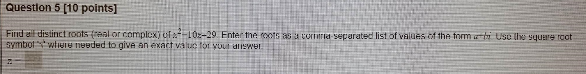 Solved Find all distinct roots (real or complex of | Chegg.com