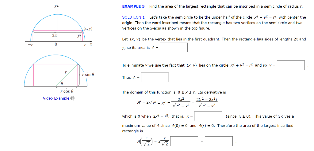Solved Find The Area Of The Largest Rectangle That Can Be Chegg solved-find-the-area-of-the-largest-rectangle-that-can-be-chegg
