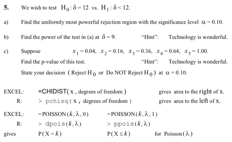 Solved 4-5. , x 5 be a random sample of size n = 5 from the | Chegg.com