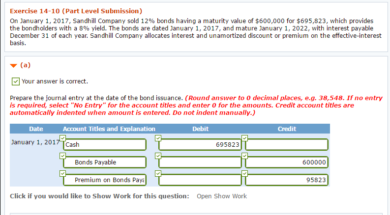 Solved Exercise 14-10 (Part Level Submission) On January 1, | Chegg.com