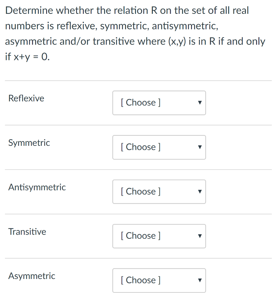 Solved Determine whether the relation R on the set of all | Chegg.com