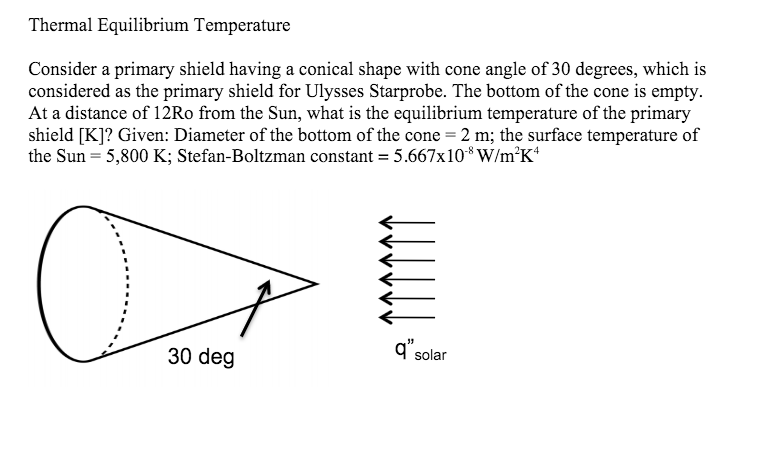 Solved Thermal Equilibrium Temperature Consider a primary | Chegg.com