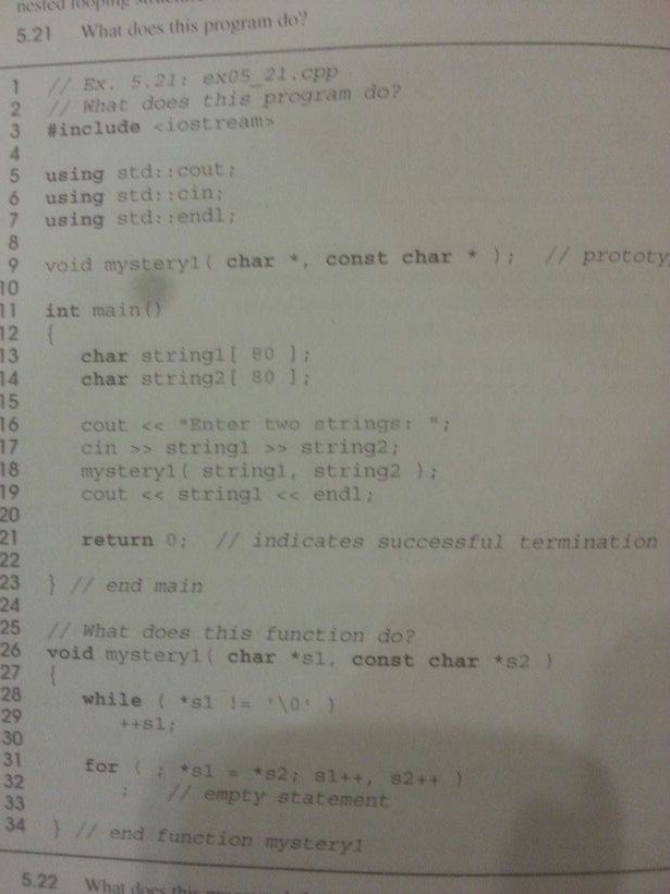 Solved What does this program do? | Chegg.com