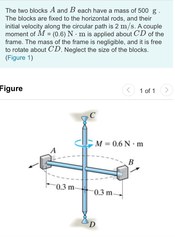 Solved Determine the speed of the blocks when t = 3 s. | Chegg.com