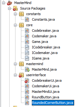 白 MasterMind Source Packages constants 1의 | Chegg.com