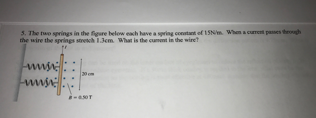 Solved The two springs in the figure below each have a | Chegg.com