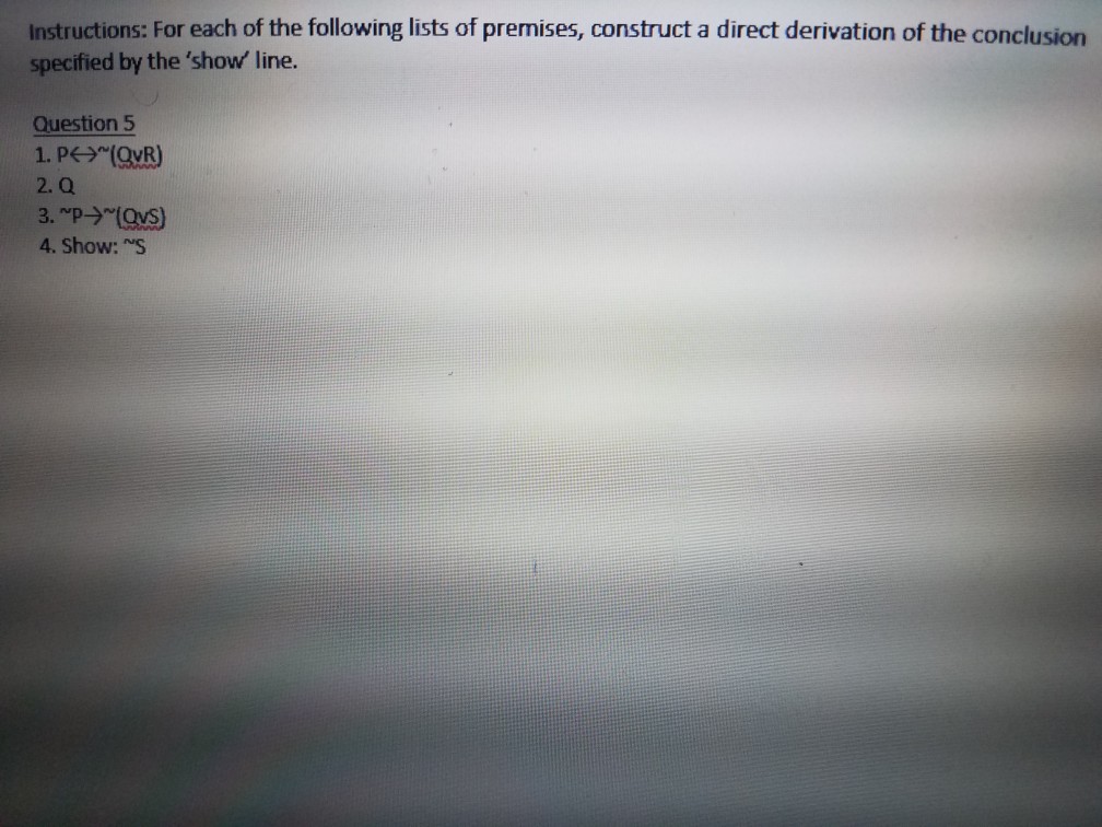 Solved Instructions: For each of the following lists of | Chegg.com