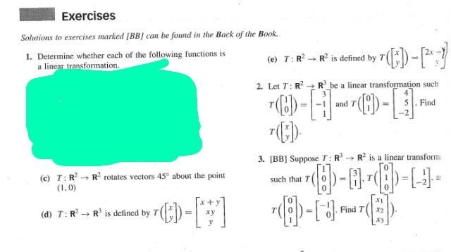 Solved Determine Whether Each Of The Following Functions Is