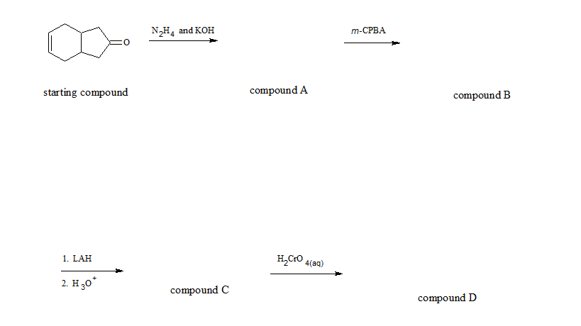 Solved The Wolff-Kishner reduction (N2H4, OH-1) of the | Chegg.com