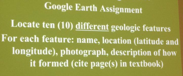 Solved Locate ten (10) different geologic features For each | Chegg.com