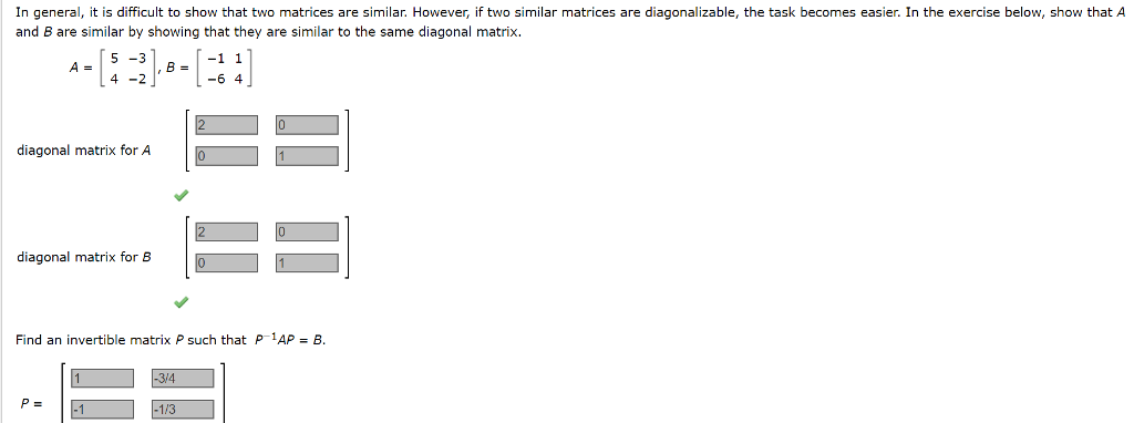 Solved In general, it is difficult to show that two matrices | Chegg.com