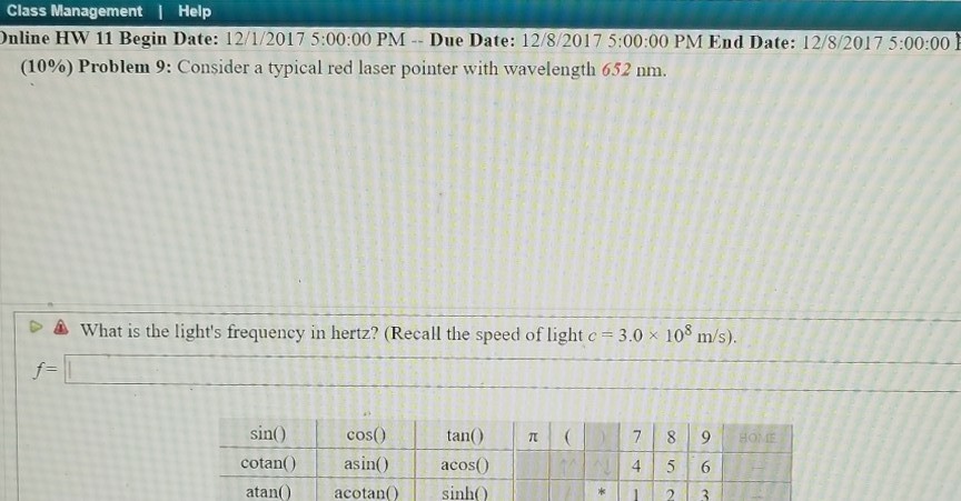 Solved Class Management Help nline HW 11 Begin Date: | Chegg.com