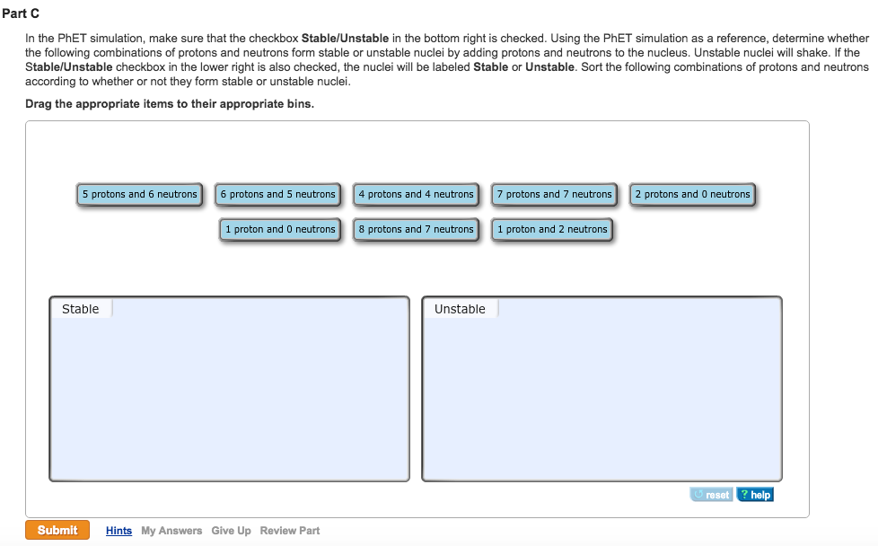 Solved In the PhET simulation, make sure that the checkbox | Chegg.com