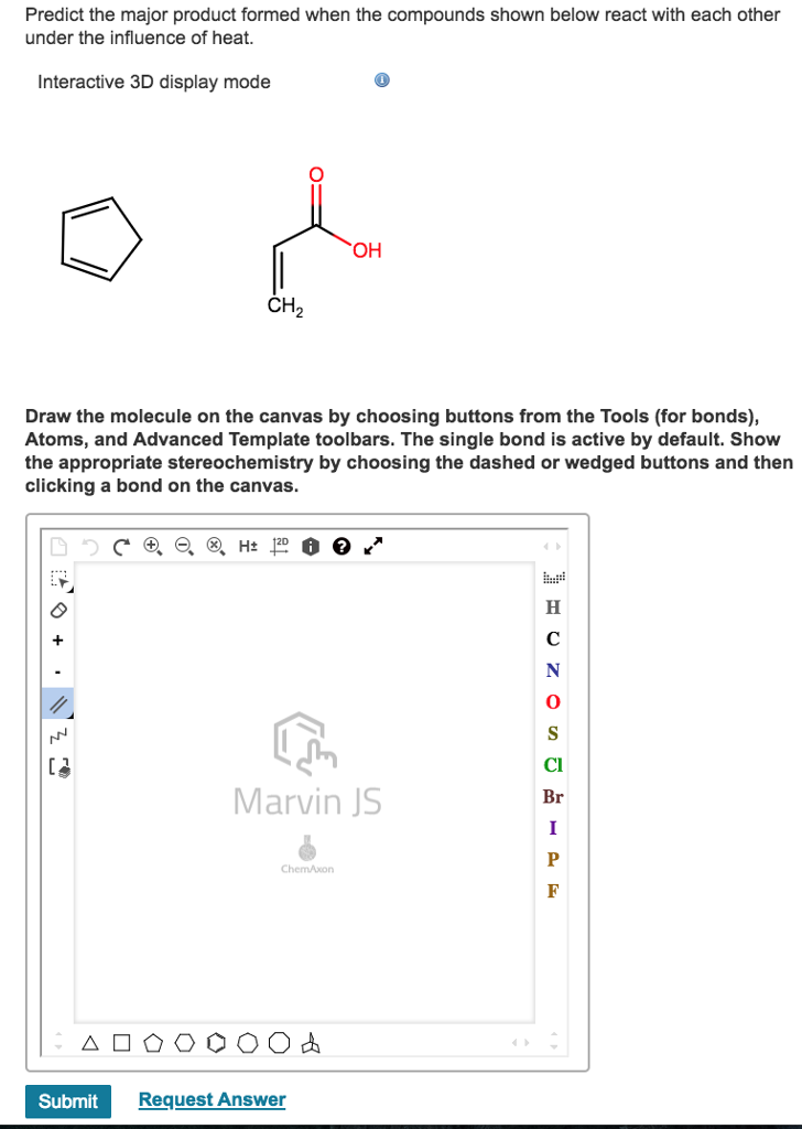 Solved Predict the major product formed when the compounds | Chegg.com