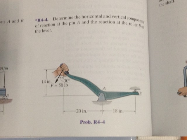 Solved Determine the horizontal and vertical components of | Chegg.com