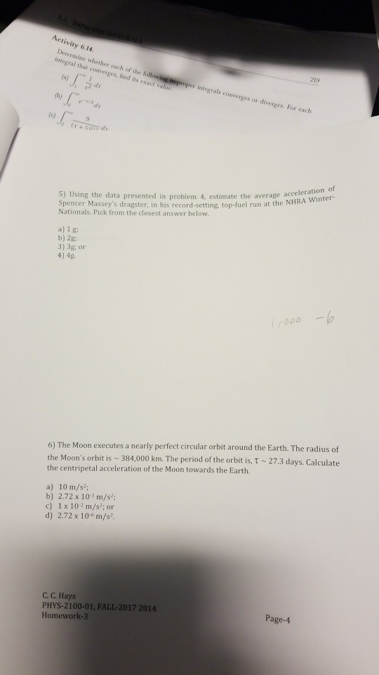 Solved 1 ty 6.14 mine wh PHYS-2100-01, FALL2017 Homework-3 | Chegg.com