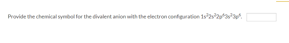 Solved Provide the chemical symbol for the trivalent cation | Chegg.com