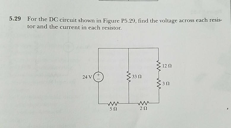 Solved 5.29 For the DC circuit shown in Figure P5.29, find | Chegg.com