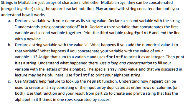 Strings In Matlab Are Just Arrays Of Characters Like Chegg strings-in-matlab-are-just-arrays-of-characters-like-chegg