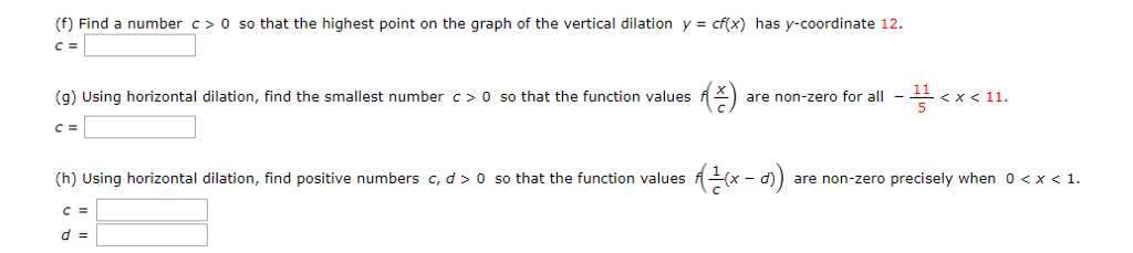 Solved Consider the function y = f(x) with the following | Chegg.com