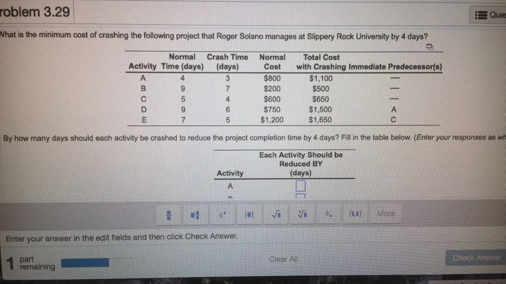 By how many days should each activity be crashed to | Chegg.com