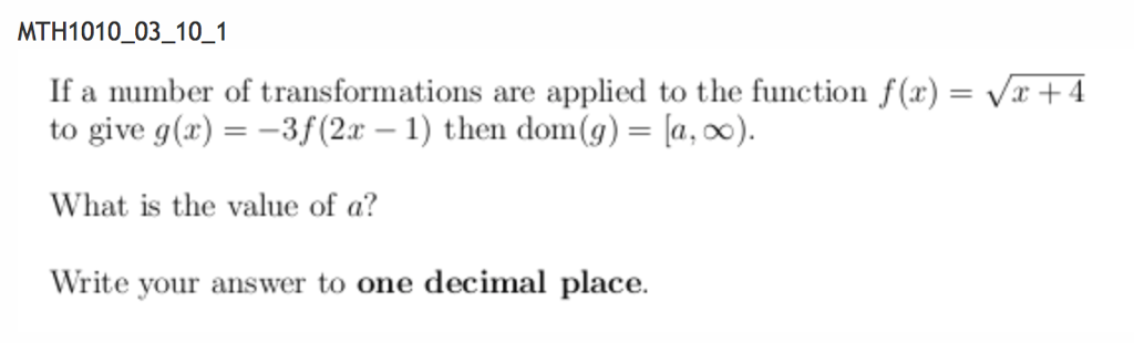 Solved MTH1010 03 10-1 If a number of transformations are | Chegg.com