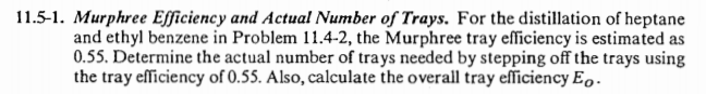 Solved Transport Processes (Geankoplis) -Murphee Efficiency | Chegg.com