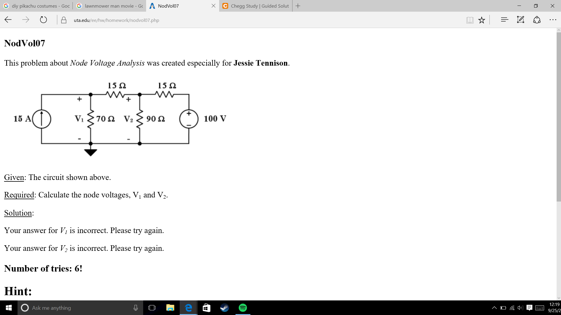 Solved This problem about Node Voltage Analysis was created | Chegg.com Solved This problem about Node Voltage Analysis was created | Chegg.com