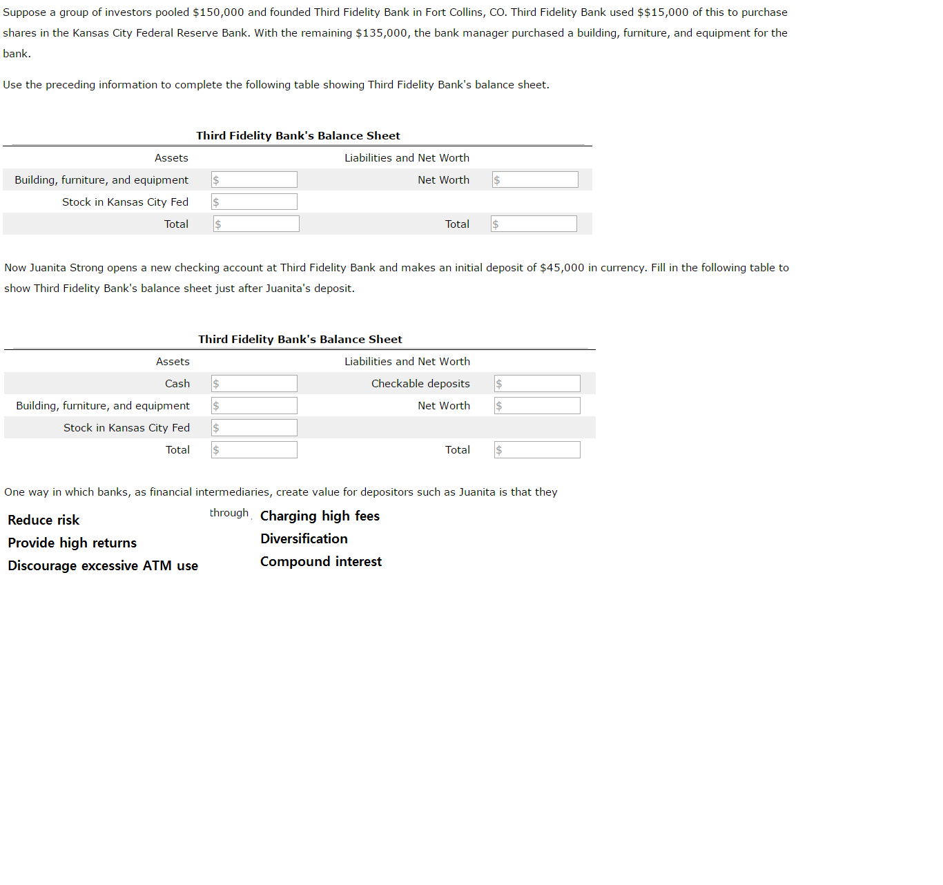 Solved Use the preceding information to complete the | Chegg.com