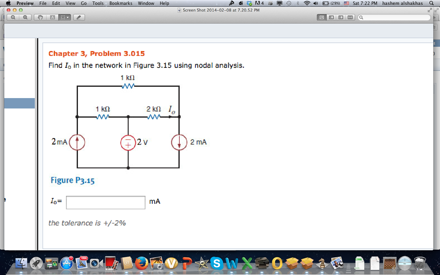 Solved Find Io in the network in Figure 3.15 using nodal | Chegg.com