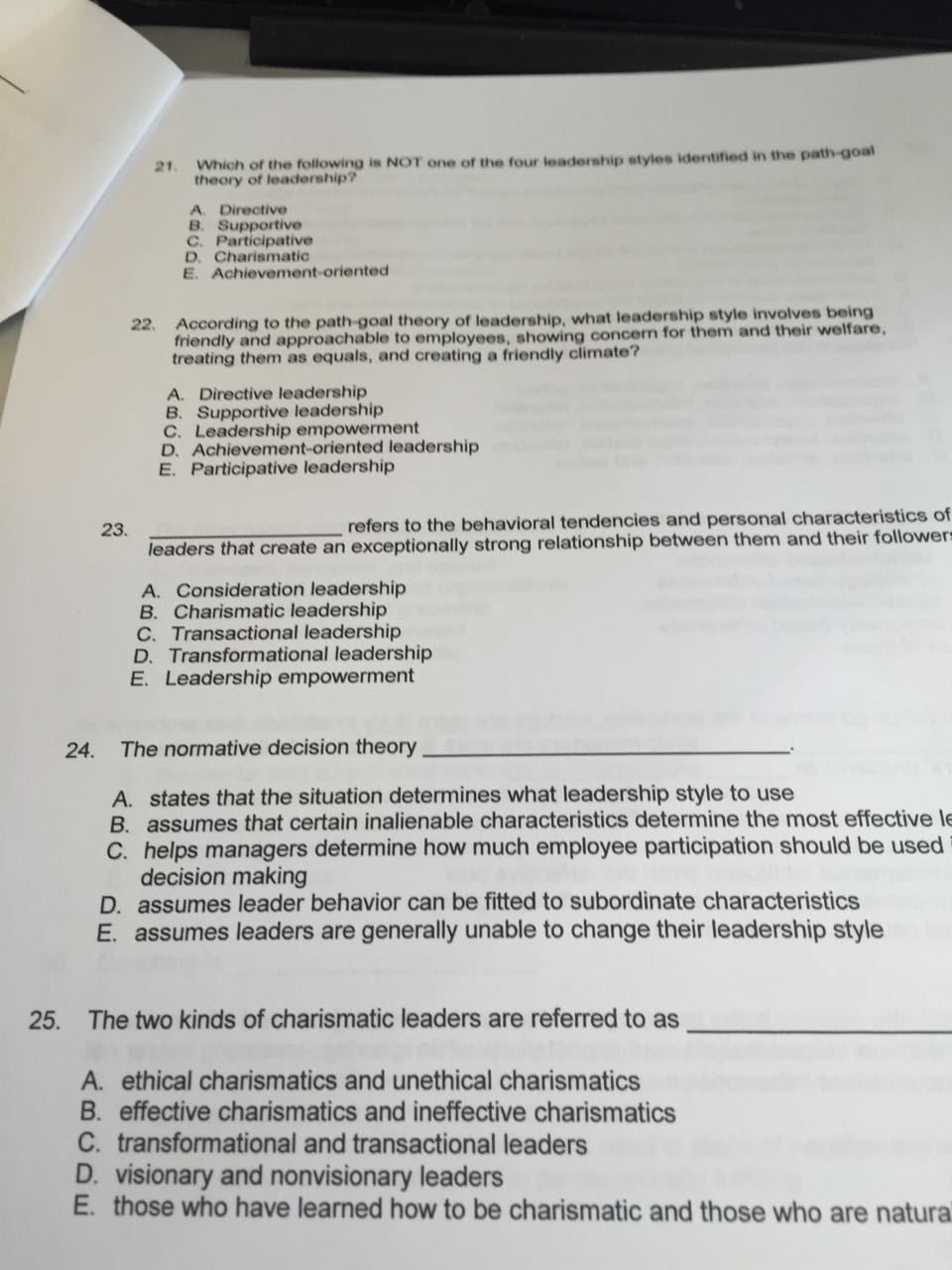 Solved identified in the path goal 21. Which of the | Chegg.com