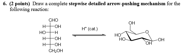 Solved Draw a complete stepwise detailed arrow-pushing | Chegg.com Solved Draw a complete stepwise detailed arrow-pushing | Chegg.com