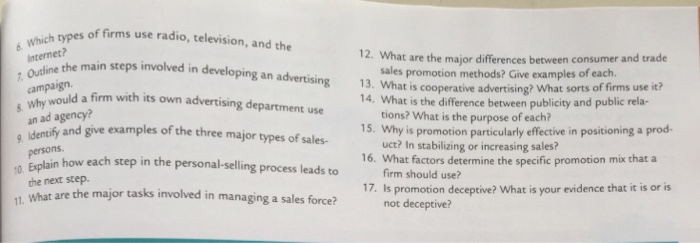 Solved Review Questions How Are Selective Demand